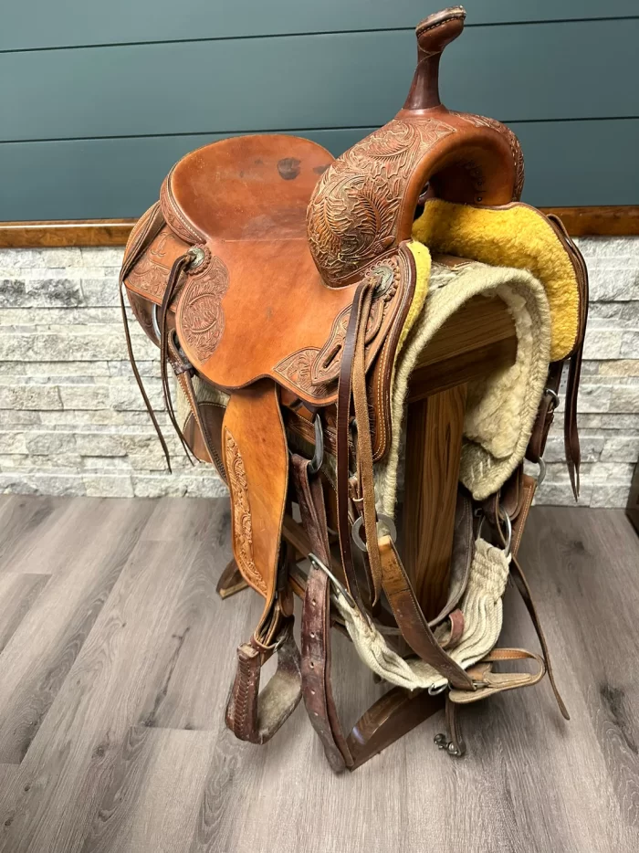 Handcrafted Solid Wood Saddle Stand - Choice of Oak, Cherry, Mahogany ...