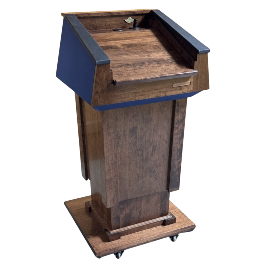 Presidential Lift™ Podium - Height Adjustable Wood Lectern