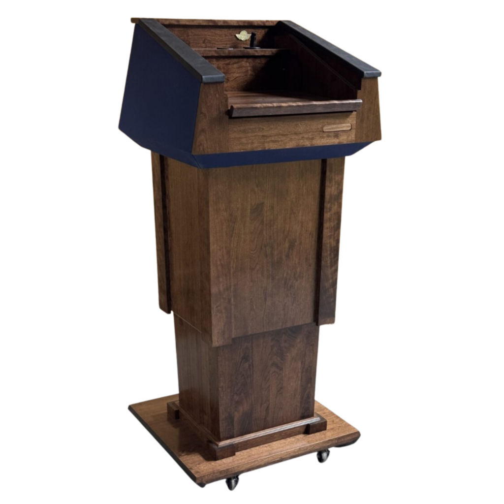 Presidential Lift™ Podium - Height Adjustable Wood Lectern