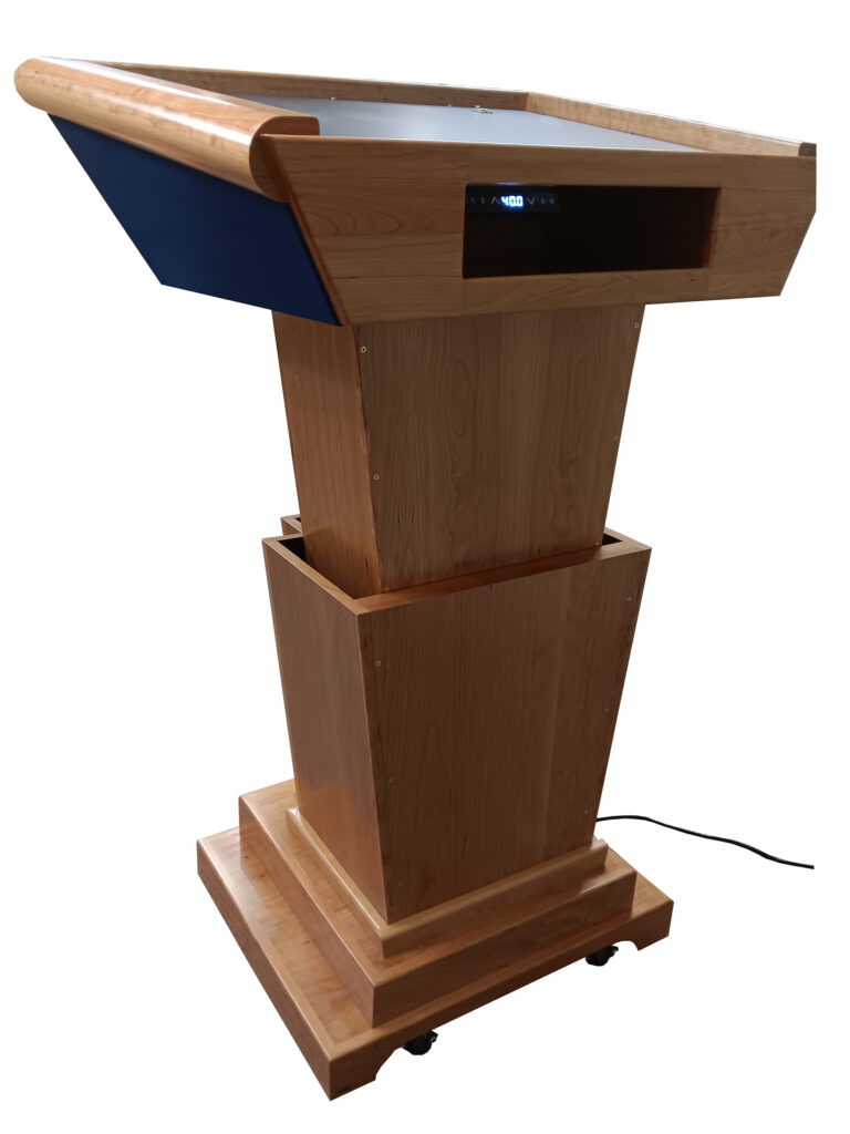 Titan Lift™ Height Adjustable Lectern with Large Worksurface