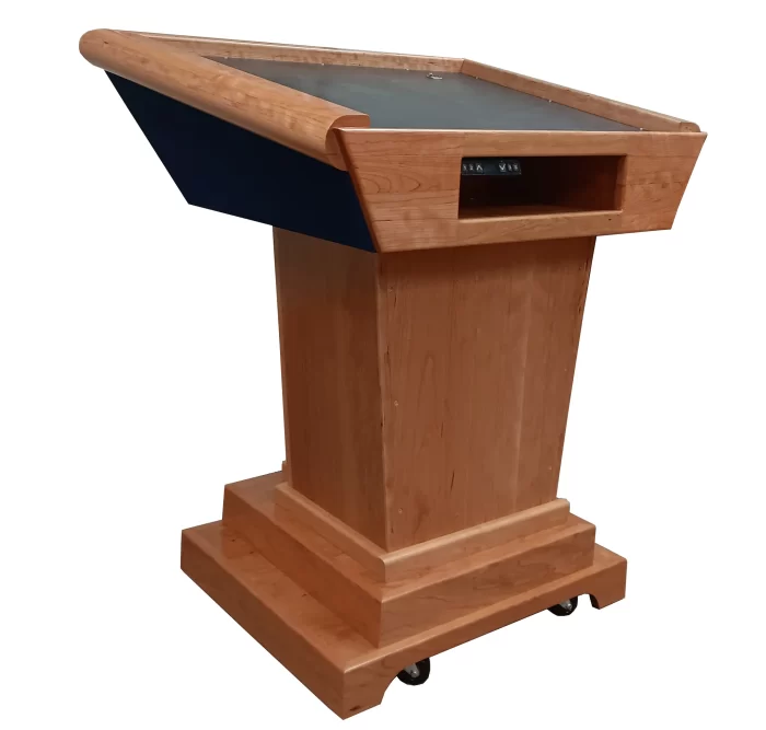 Titan Lift™ Height Adjustable Lectern with Large Worksurface