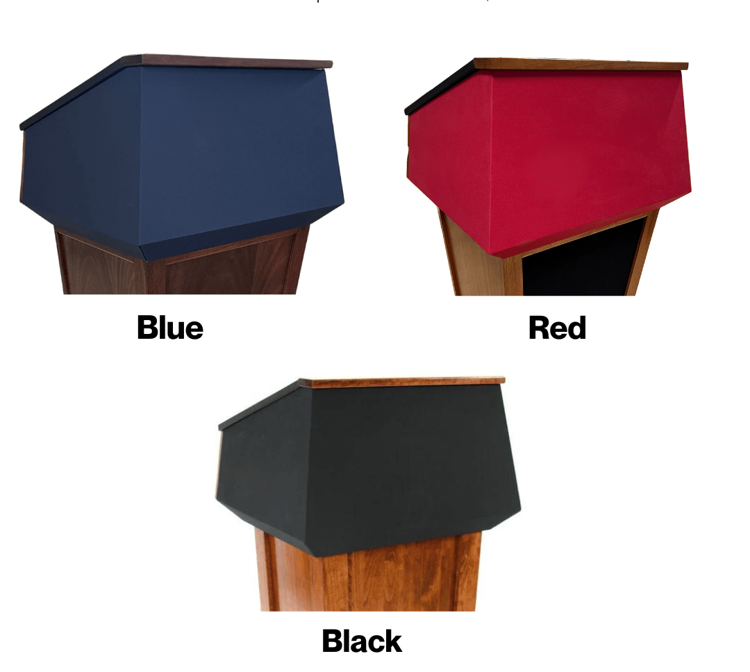 Presidential™ Podium - Wood Lectern for Gov, Churches, or Corps