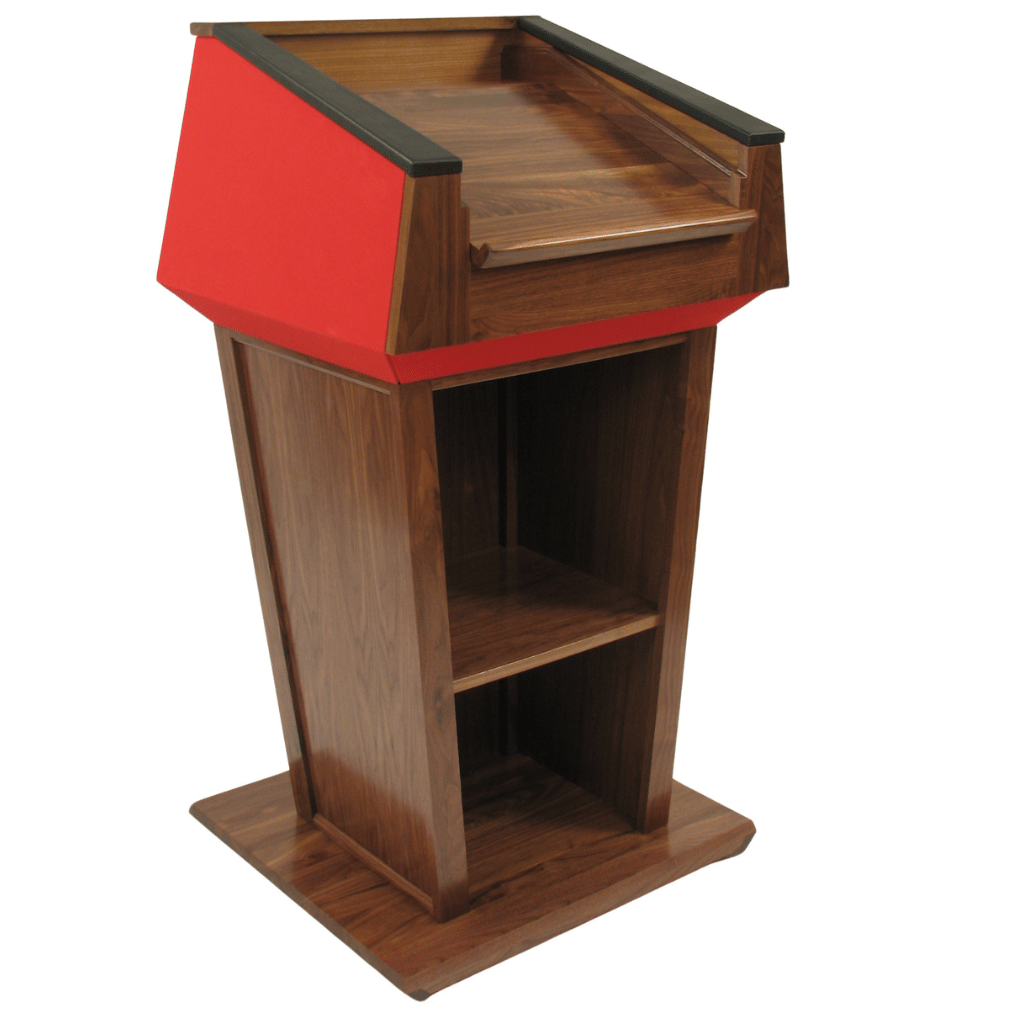 Presidential™ Podium - Wood Lectern for Gov, Churches, or Corps