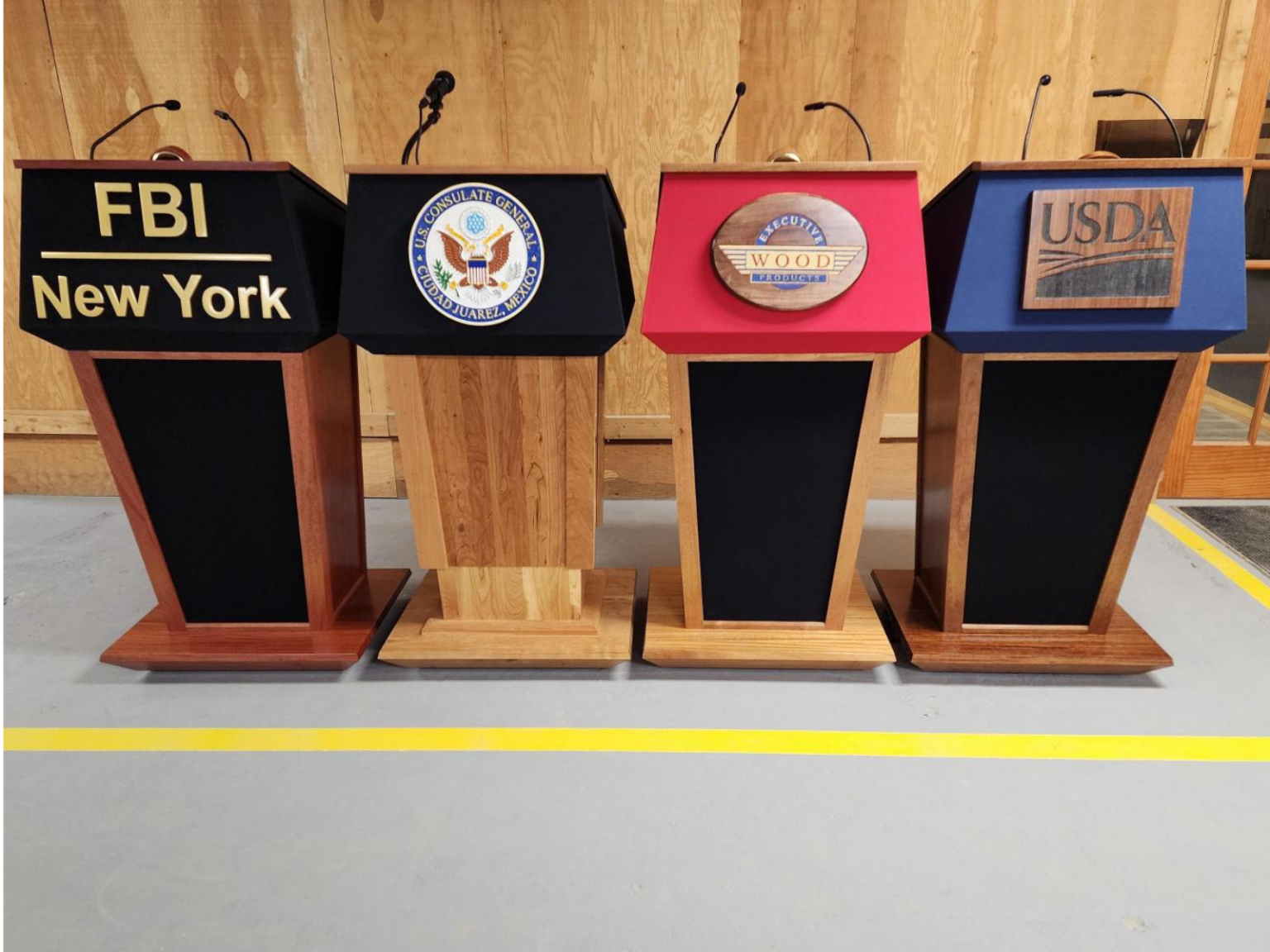 Executive Wood Products - Wood Podiums and Ballistic Furniture