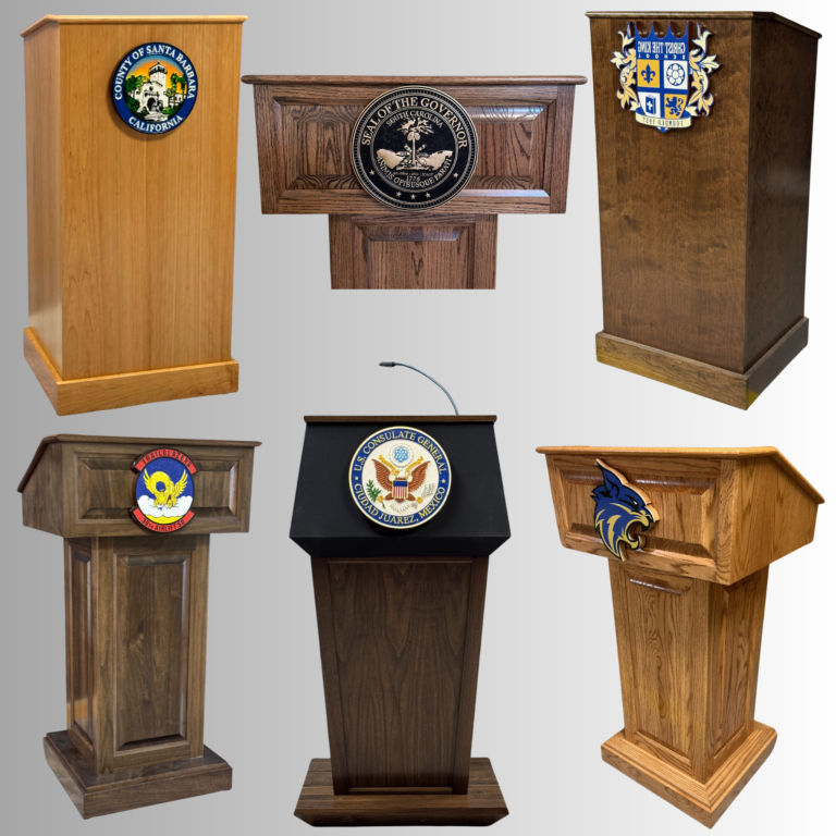 Custom Logo Plaque for Podium or Wall Display